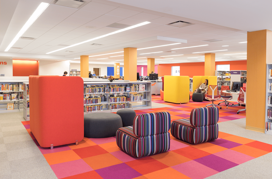 Hastings Public Library - Completed Renovation - BCI Libraries