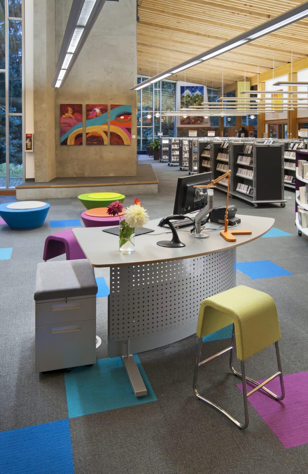 New Modern Library Furniture Seen in British Columbia Canada - BCI ...